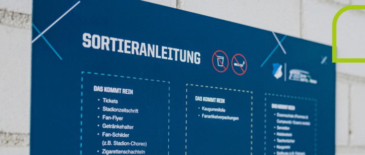 Neues Abfalltrennsystem in der PreZero Arena » TSG Hoffenheim